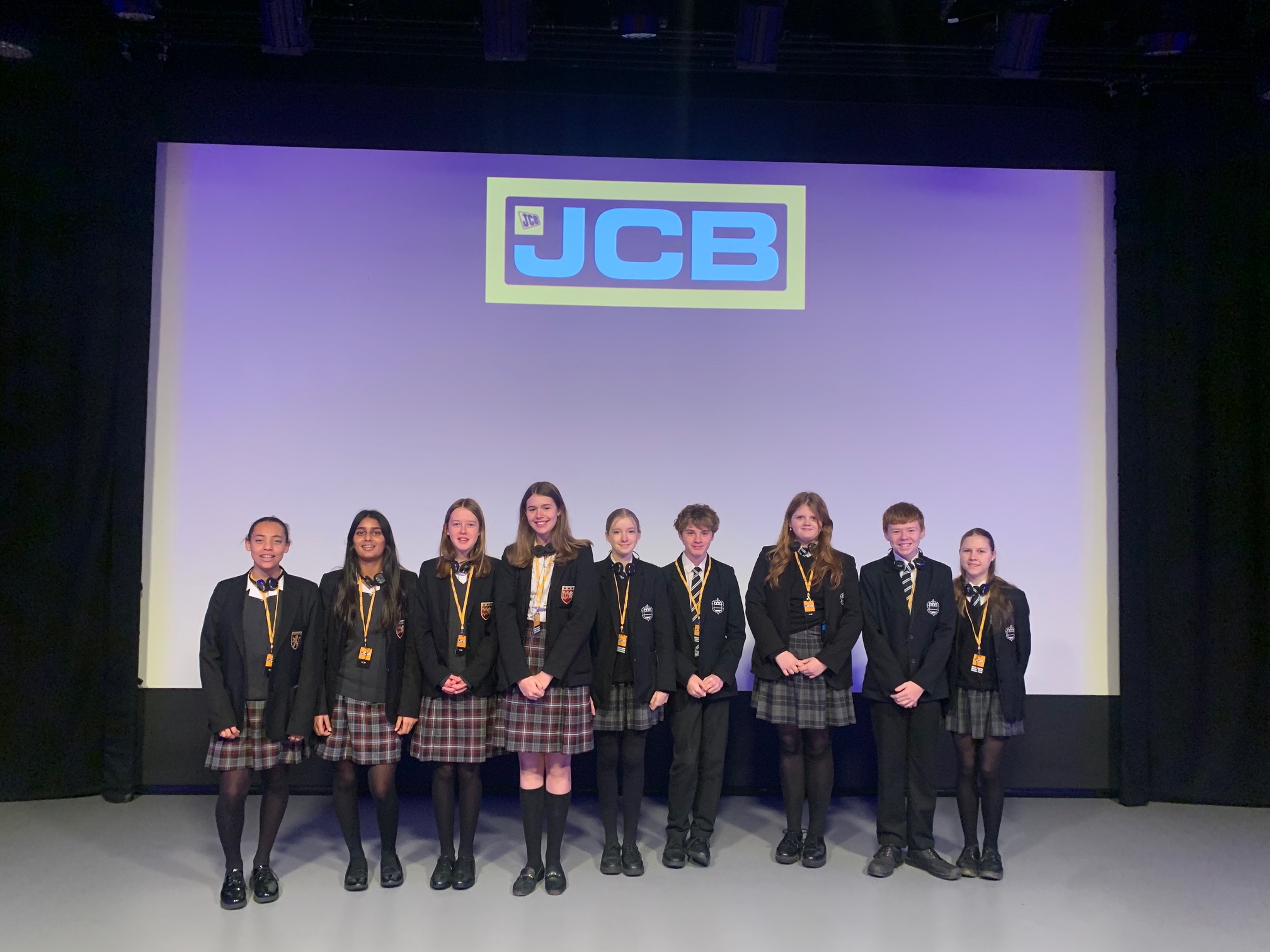 Year 8 National Career Challenge champions celebrate with JCB | The ...